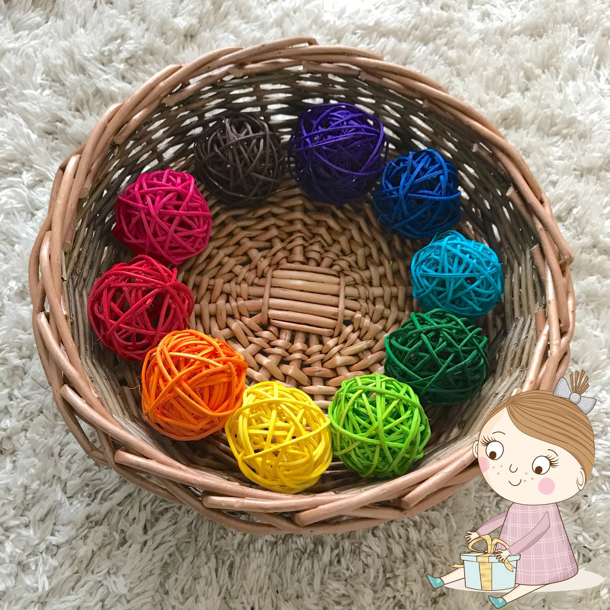 Montessori Themed Sensory Basket – Carla's Treasure